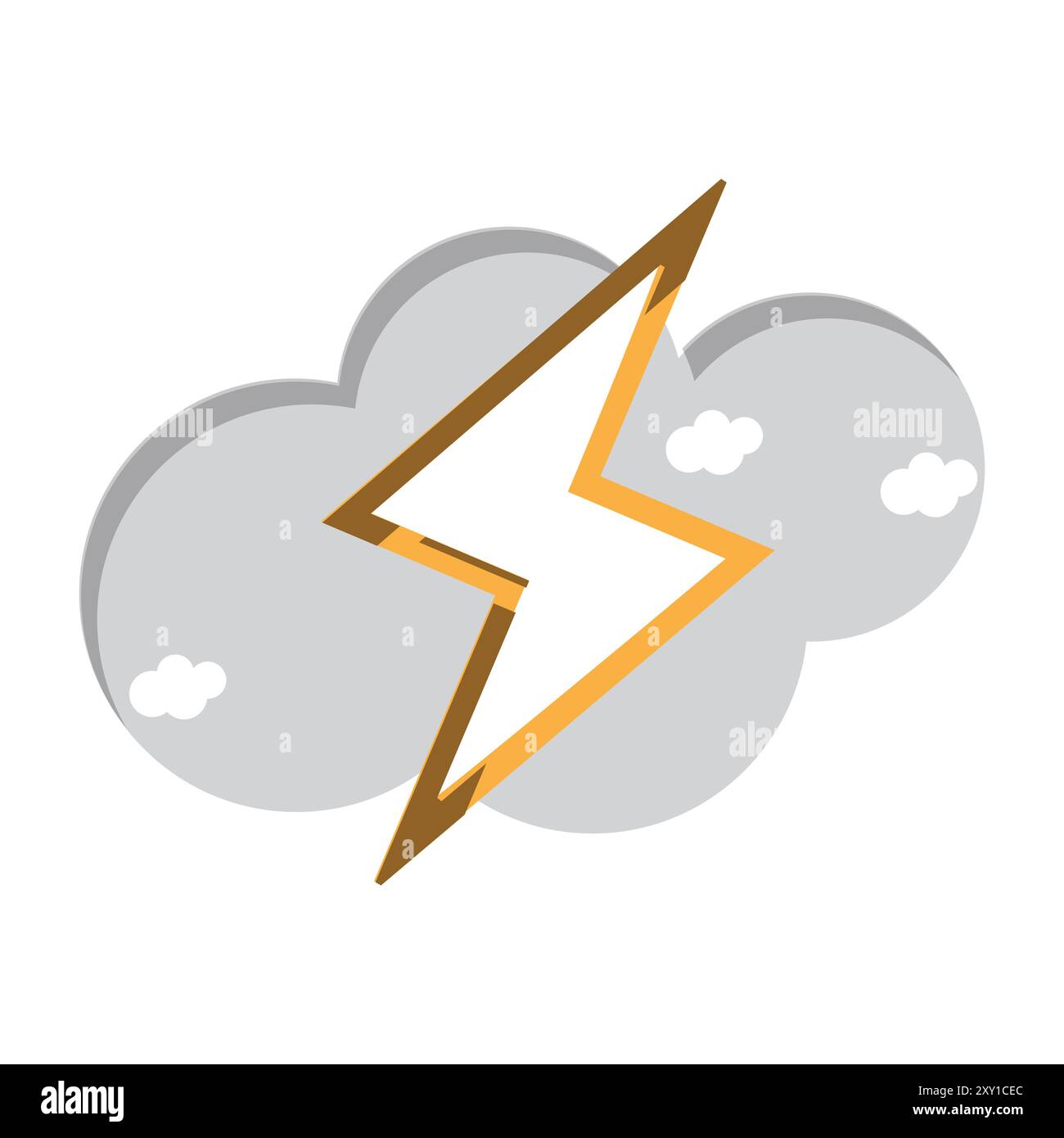 Neon lightning flash icon. Lightning Bolt Icons. Neon thunder bolt sign ...