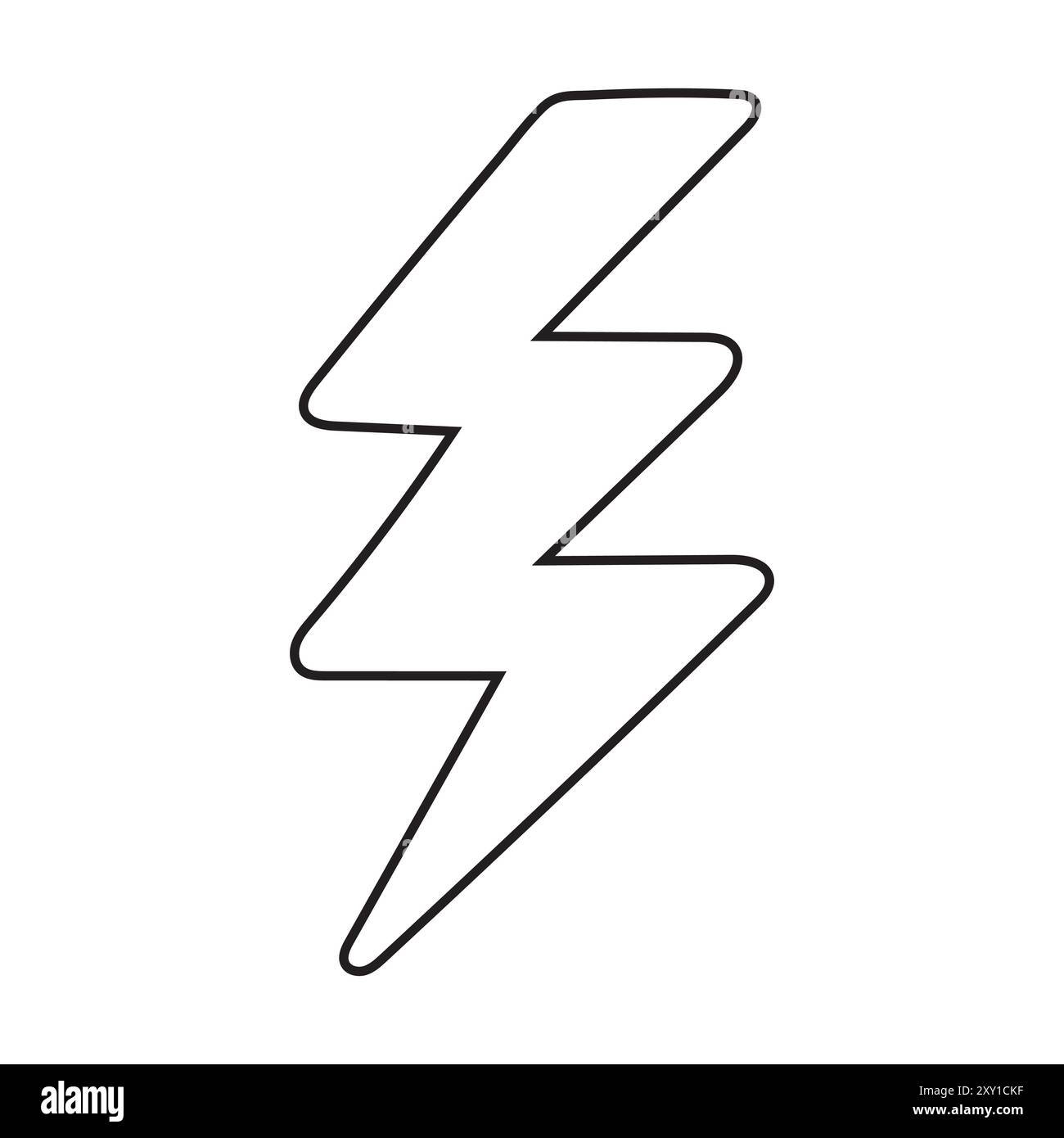 Flash lightning bolt icon. Electric power symbol. Power energy sign ...