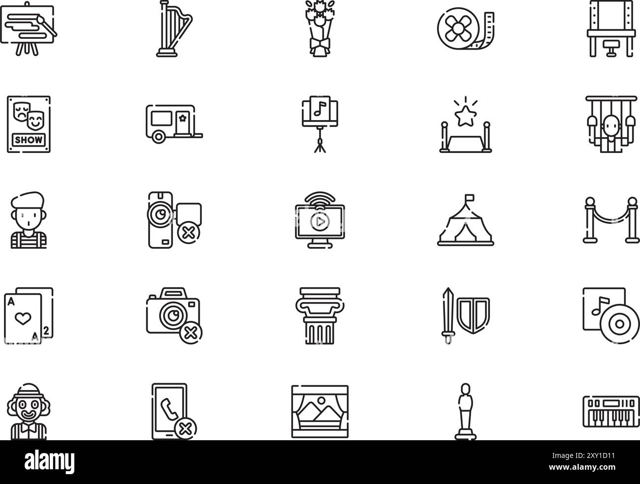 Marionette painting Stock Vector Images - Alamy