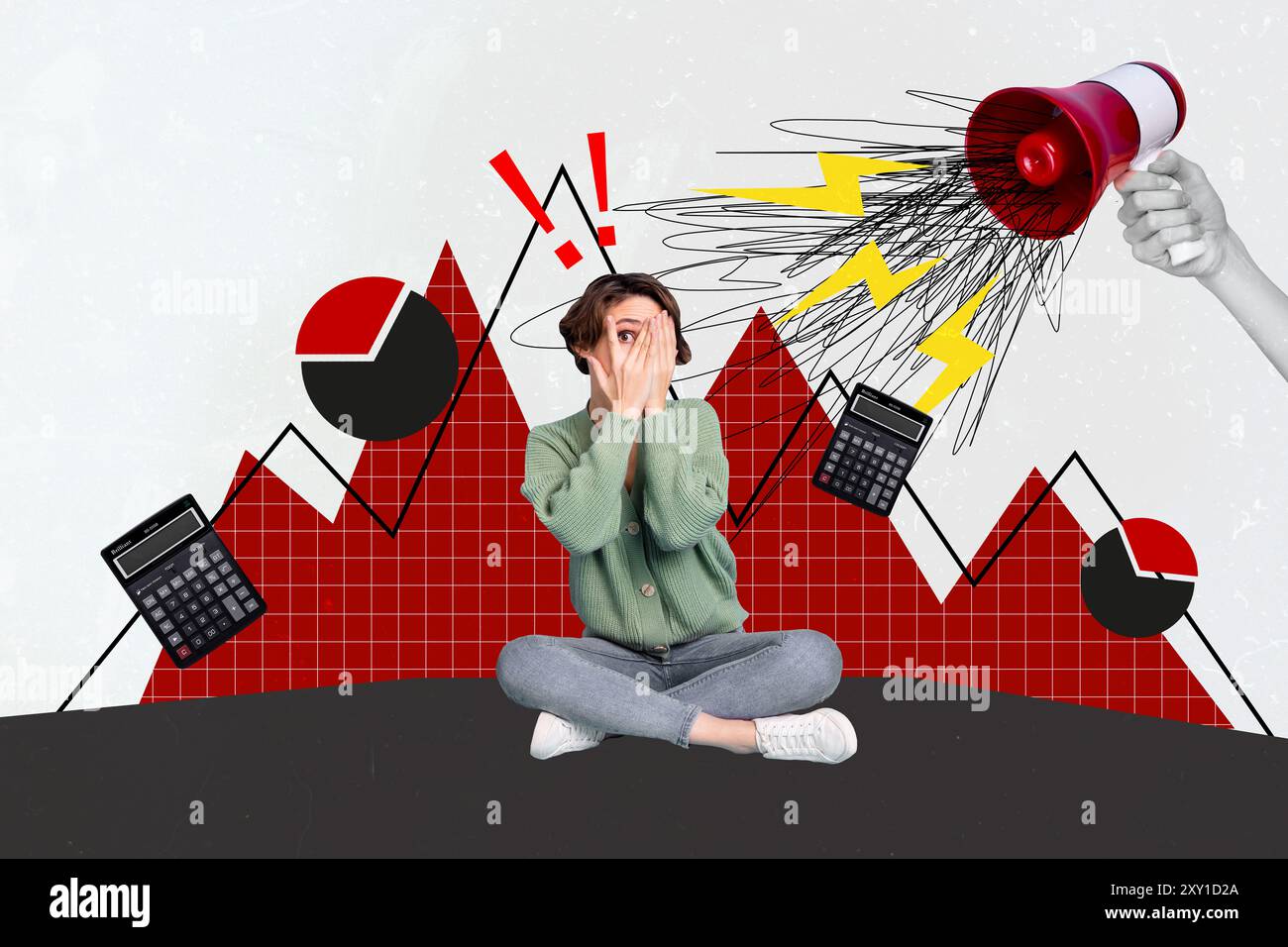 Artwork composite sketch image photo collage of stats diagram graphics ...