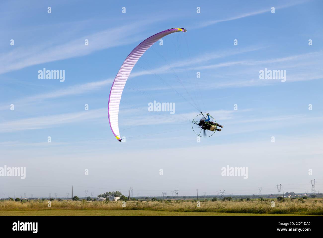 Electric powered paramotor hi-res stock photography and images - Alamy