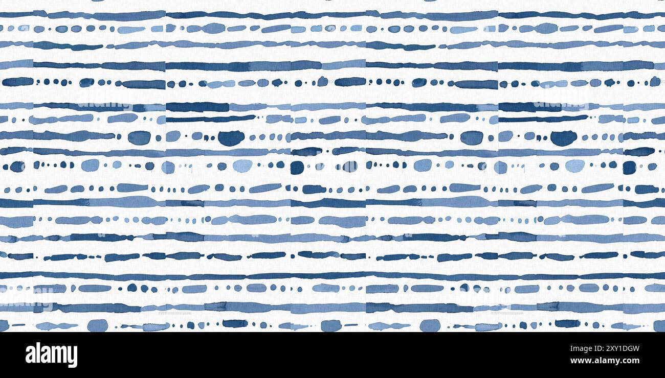Modern blue white irregular beach stripe border for summer doodle ...