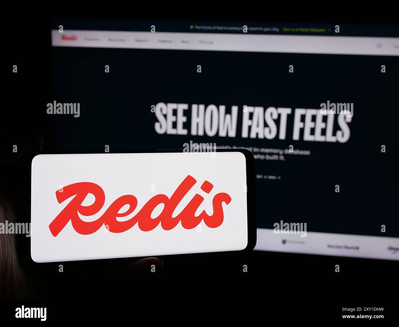 Redis logo hi-res stock photography and images - Alamy