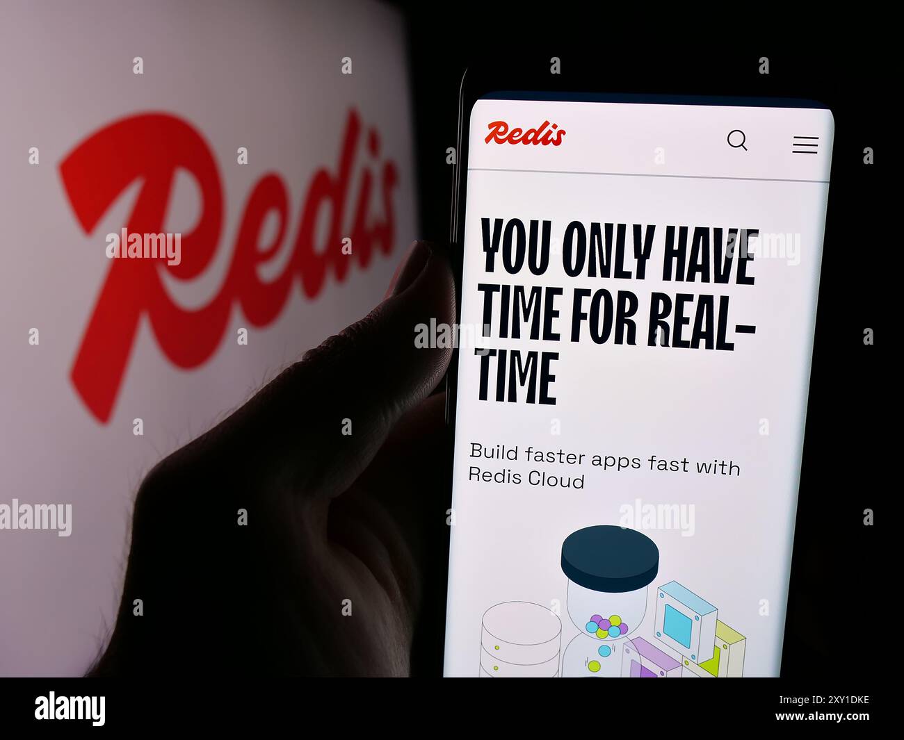 Redis logo hi-res stock photography and images - Alamy