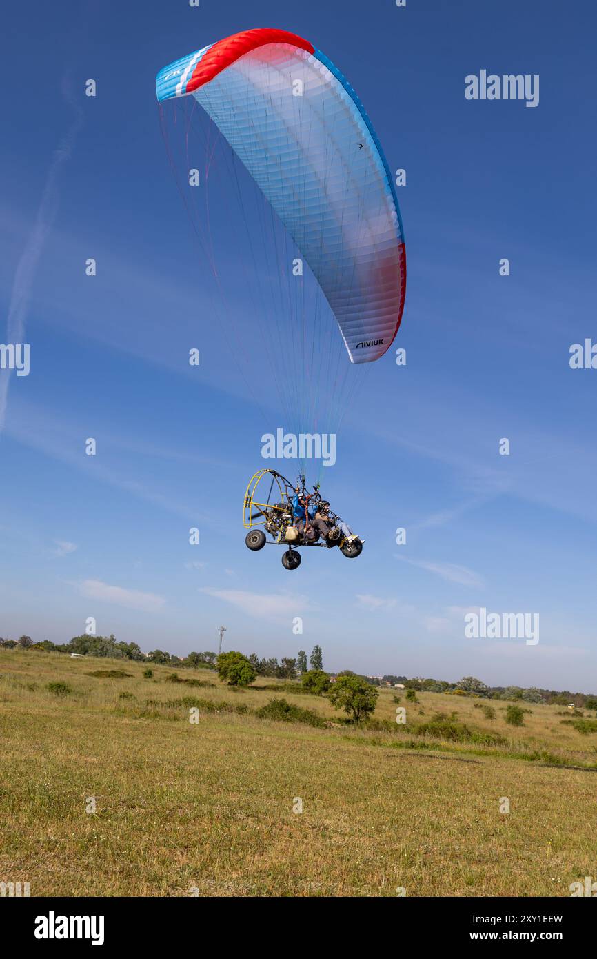 Electric powered paramotor hi-res stock photography and images - Alamy
