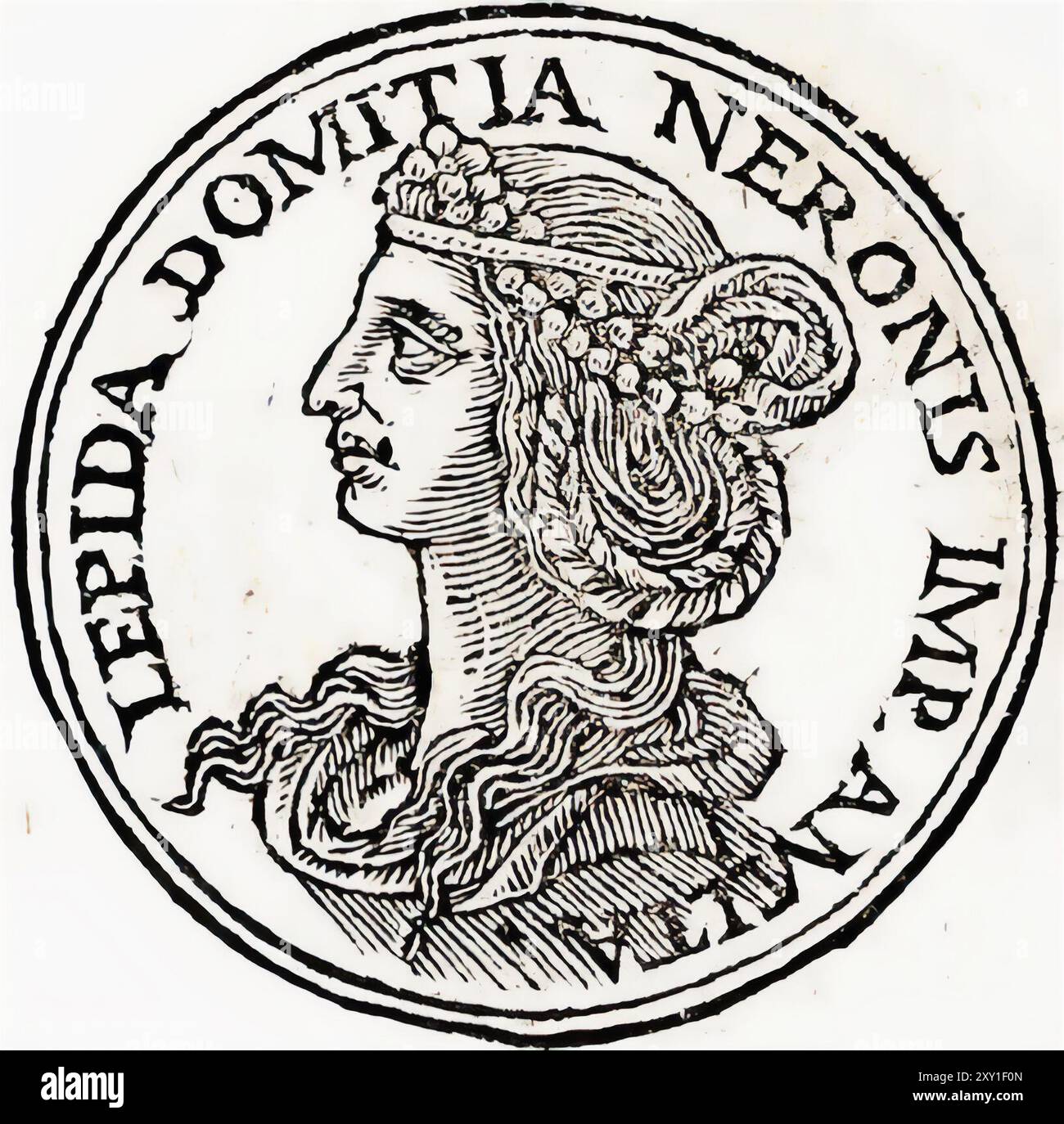 Domitia Lepida Major. Ancient portraits of Rome. Digital enhancement ...