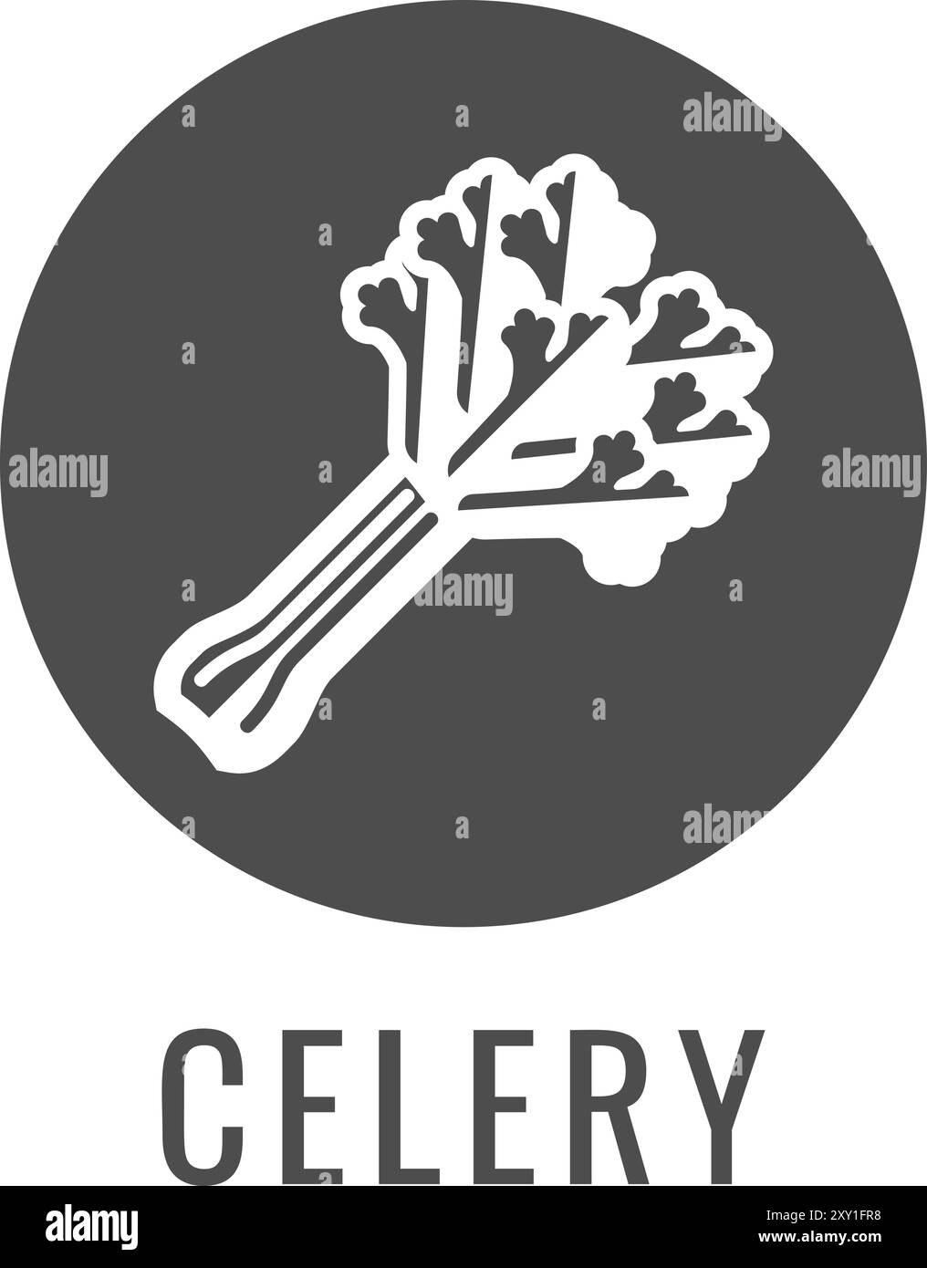 Celery Vegetable Food Allergen Icon Concept Stock Vector Image & Art ...