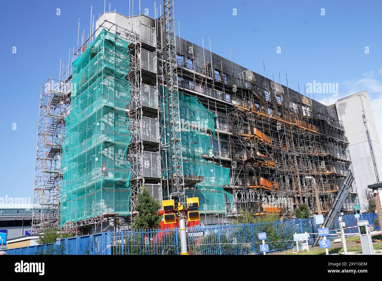 A general view of a block of flats on Freshwater Road in Dagenham ...