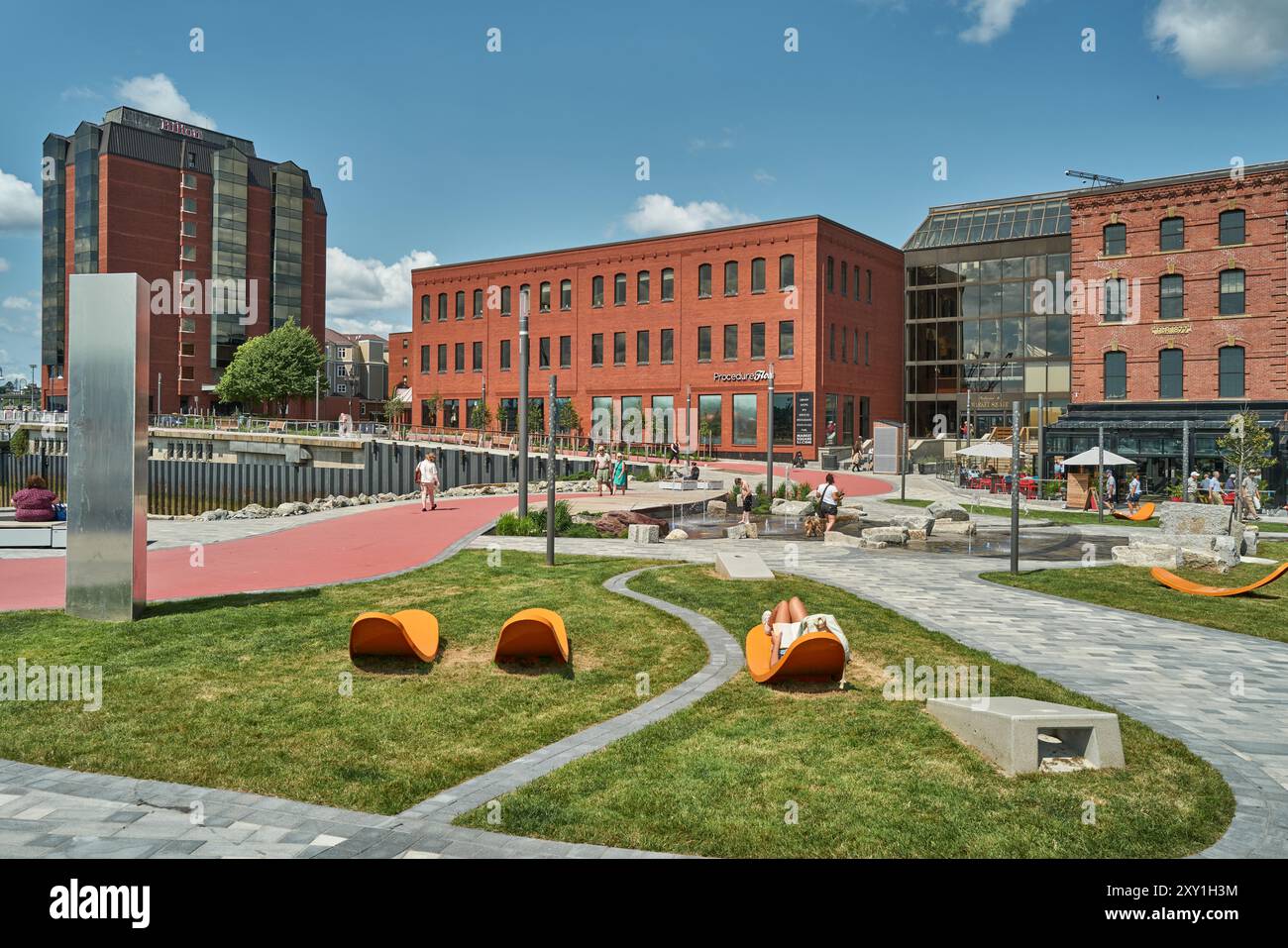 Fundy Quay Development, St. John, New Brunswick Stock Photo - Alamy