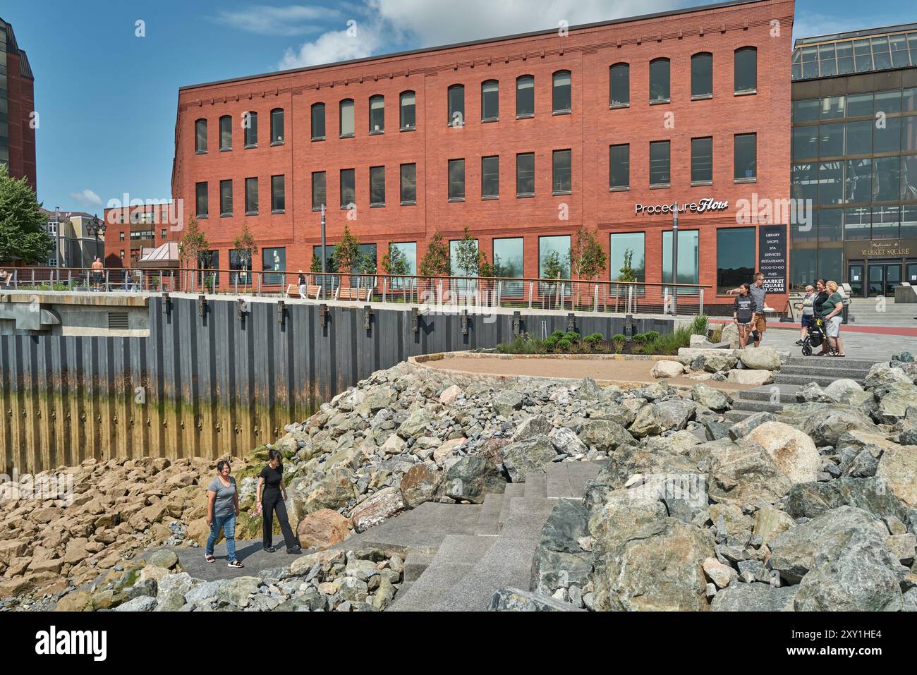 Fundy Quay Development, St. John, New Brunswick Stock Photo - Alamy