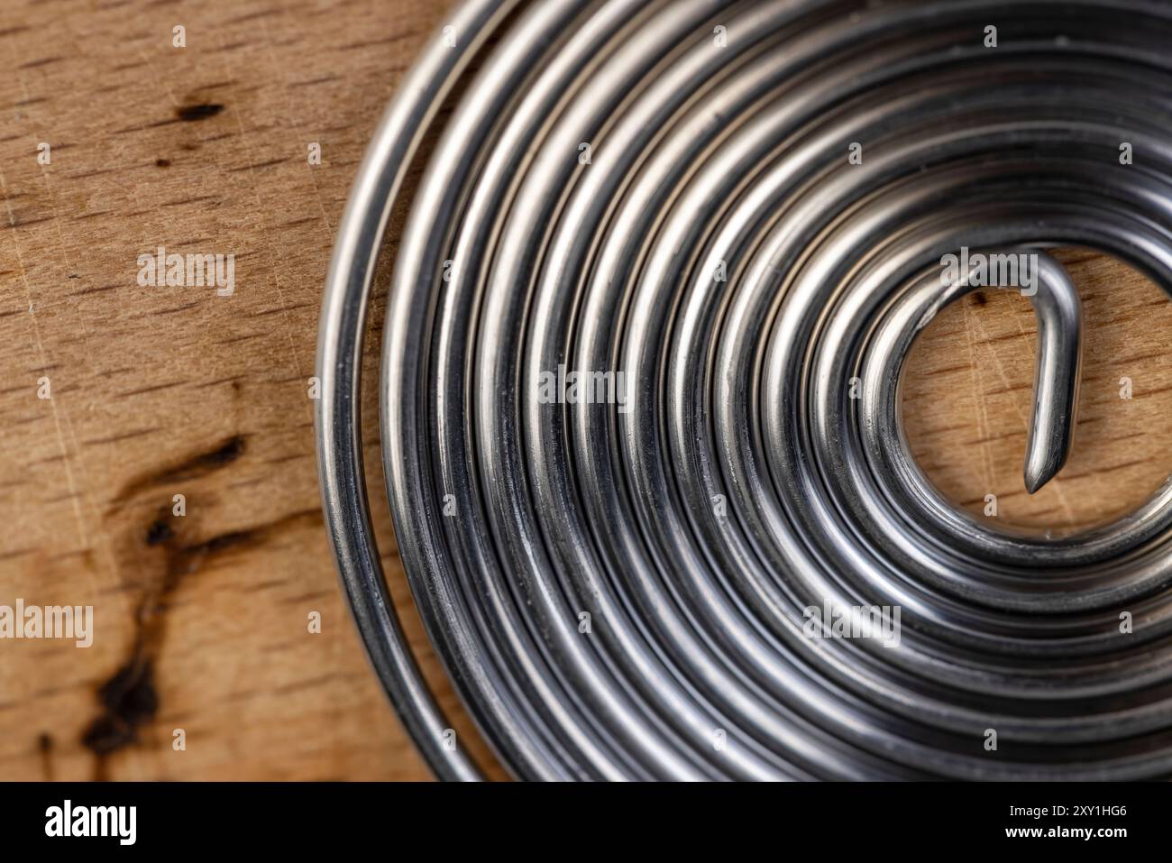 thin solder for soldering iron, twisted like a spring solder for repair ...