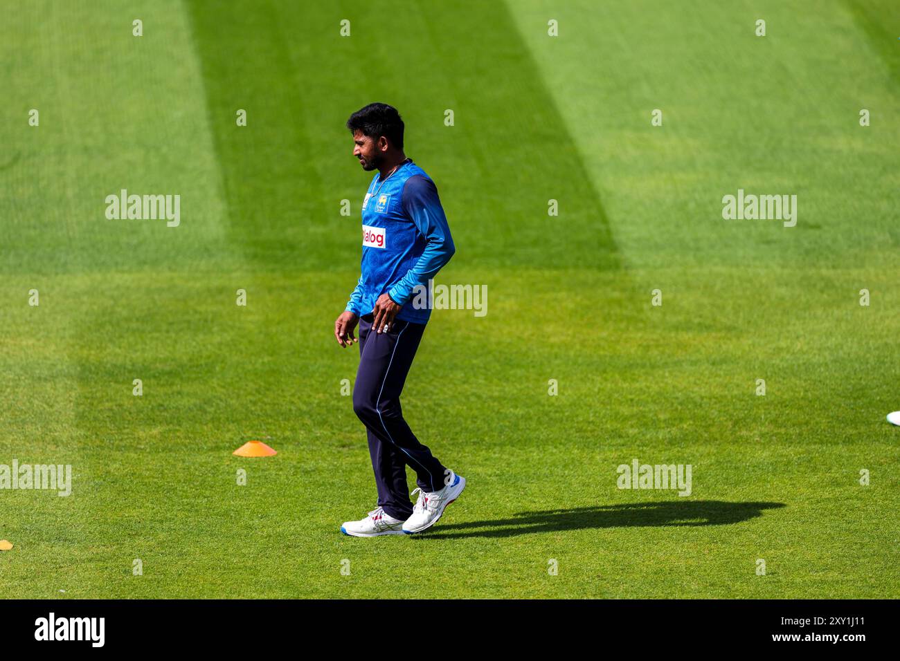 Sri Lanka’s Kamindu Mendis during a nets session at Lord's, London ...