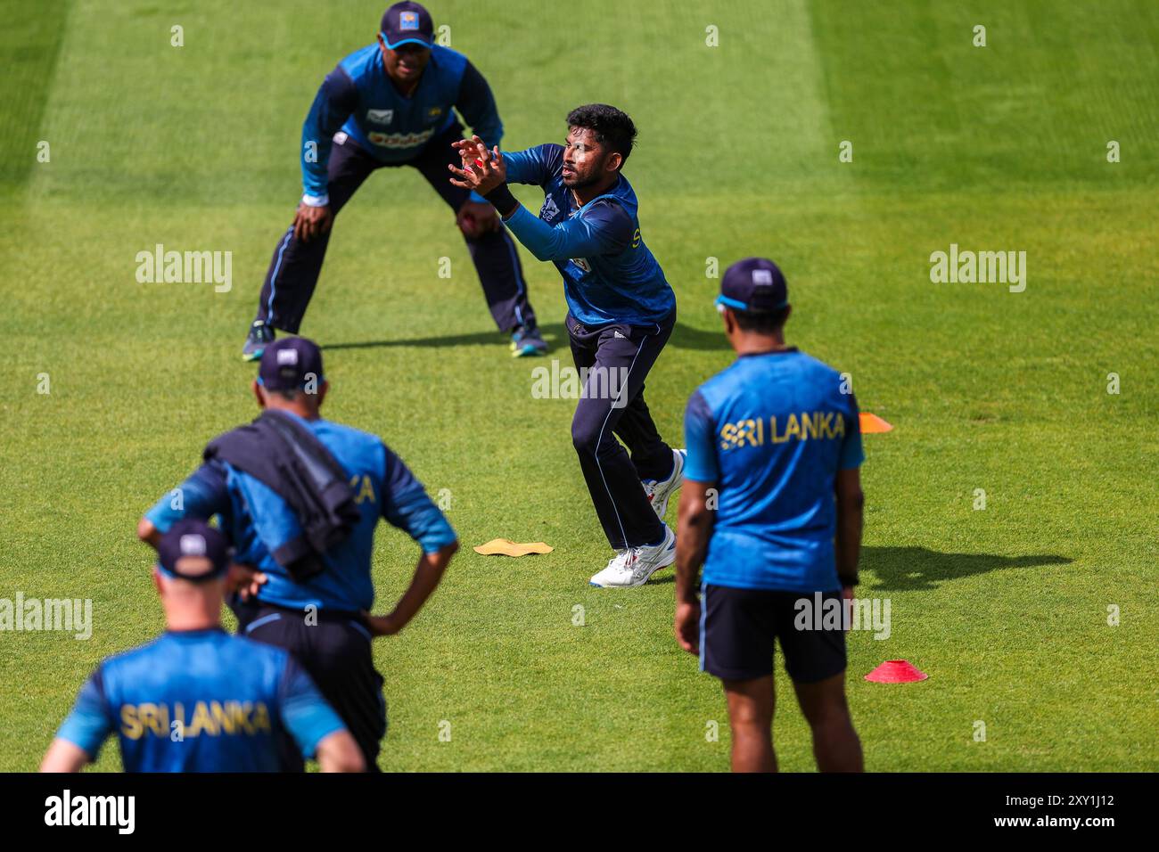 Sri Lanka’s Kamindu Mendis during a nets session at Lord's, London ...