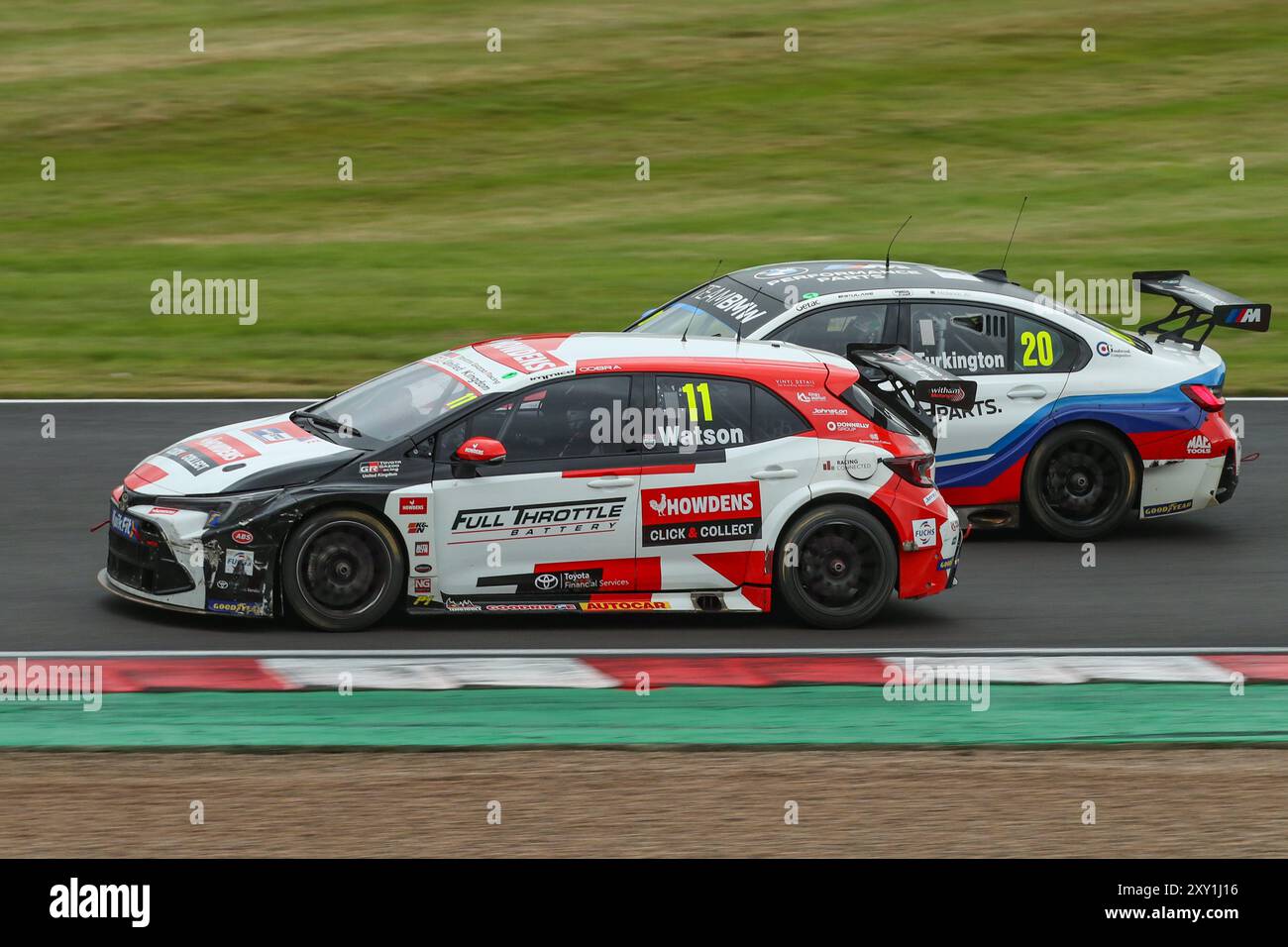 Donington Park, 25th August 2024, Colin Turkington Makes A Move On ...