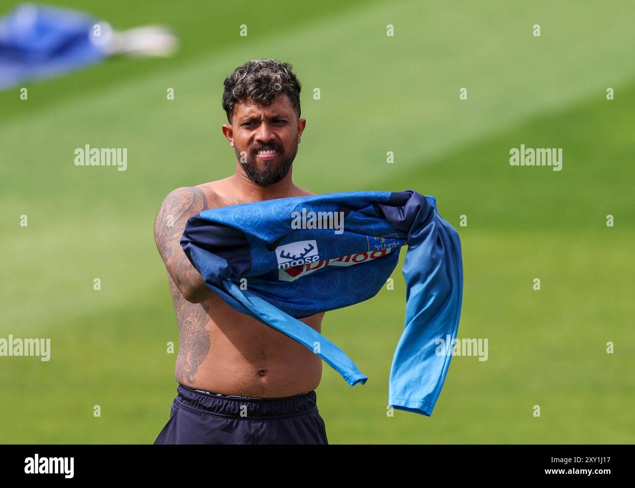 Sri Lanka’s Kusal Mendis during a nets session at Lord's, London ...