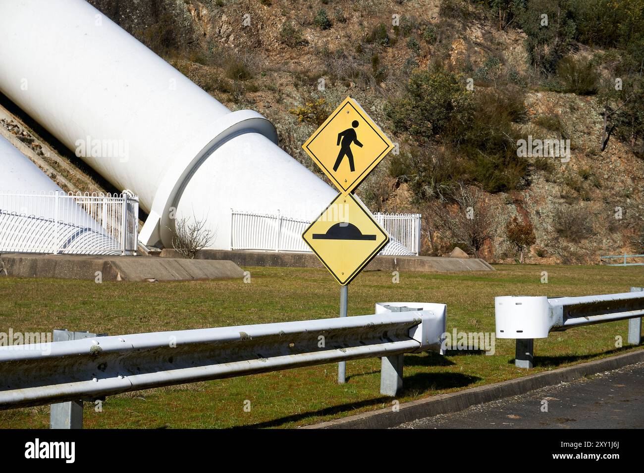 Talbingo, New South Wales, 25th Aug 2024; Massive Header pipes for ...