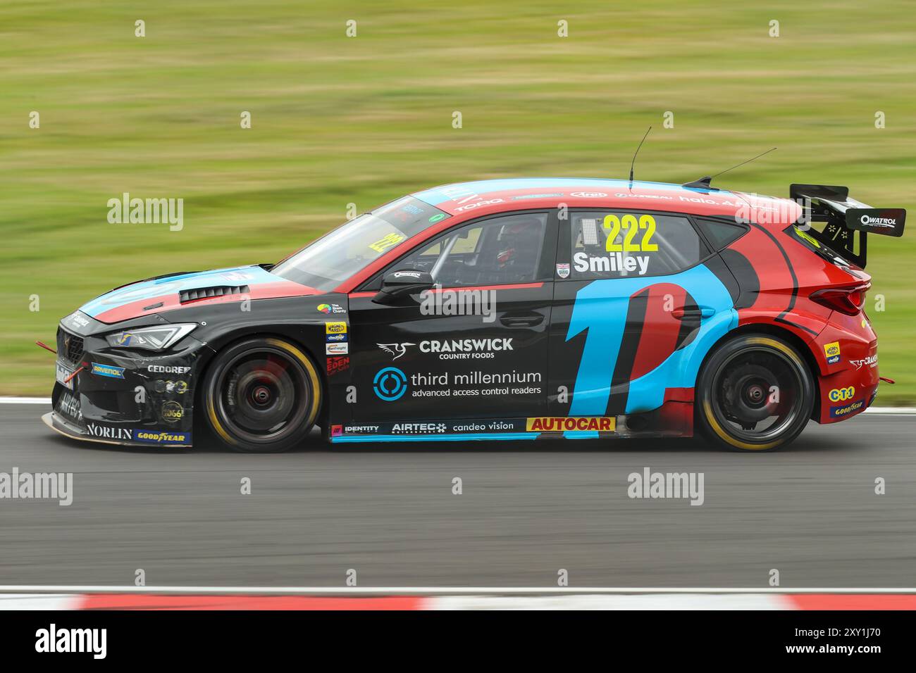 Donington Park, 25th August 2024, Chris Smiley ,During BTCC Race ...