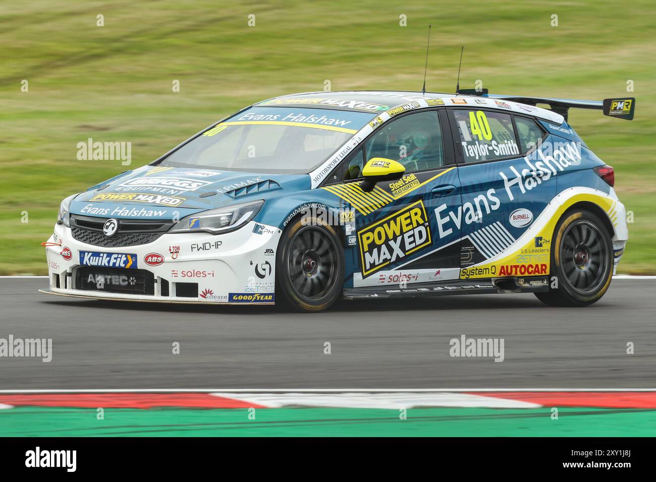 Donington Park, 25th August 2024, Aaron Taylor-Smith ,During BTCC Race ...