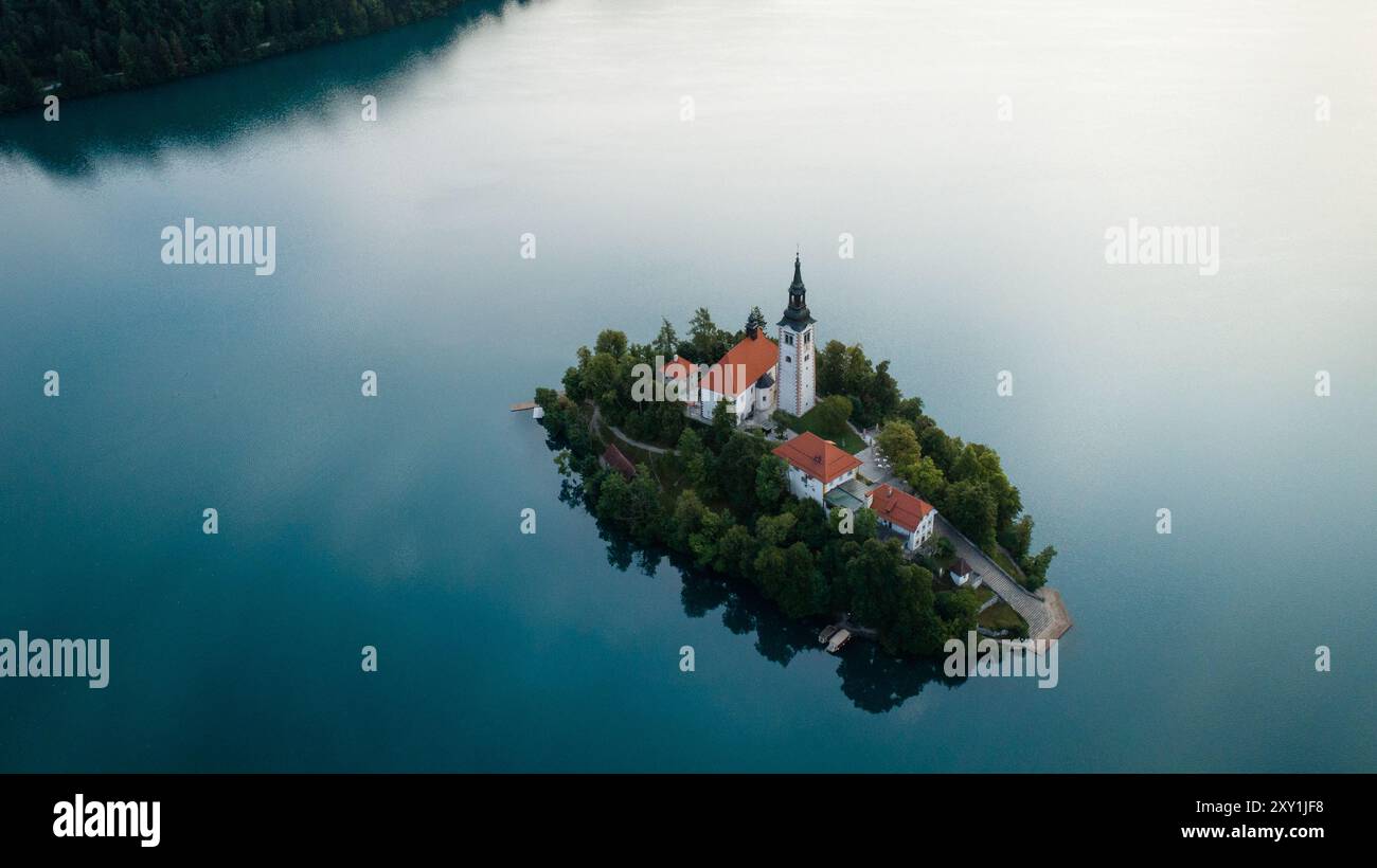 Church of the mother of god on the lake hi-res stock photography and ...