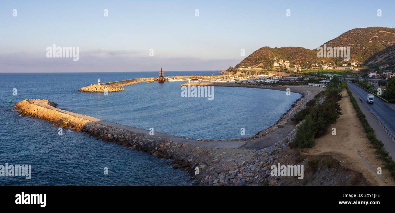 Sunrise alanya harbor aerial view hi-res stock photography and images ...