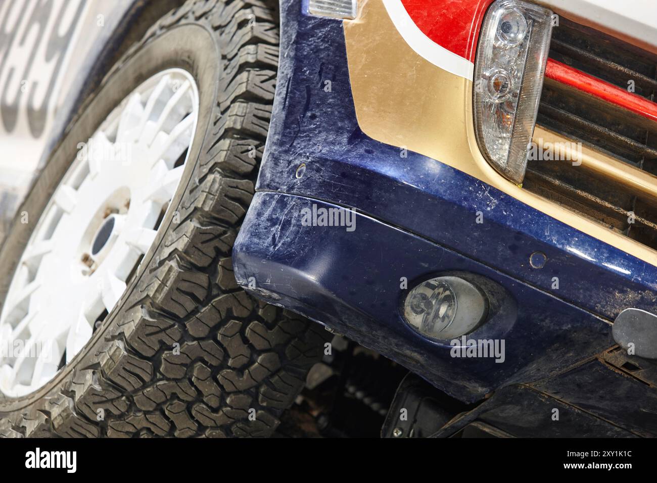 All terrain car tire detail. Off road driving. Transport Stock Photo ...
