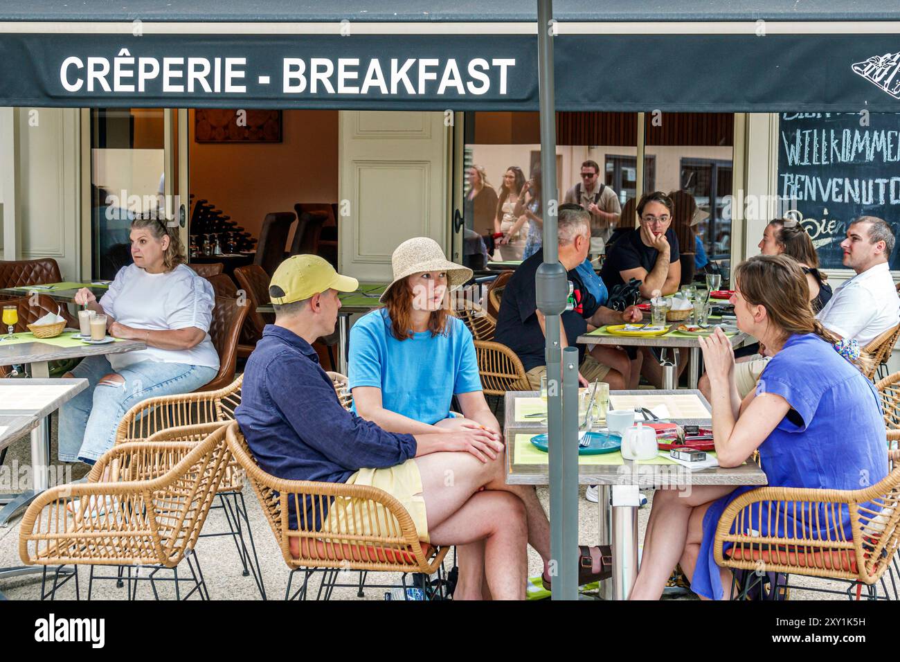 Cannes France,Le Suquet old quarter,Rue de la Rampe,Le Melting Pot ...