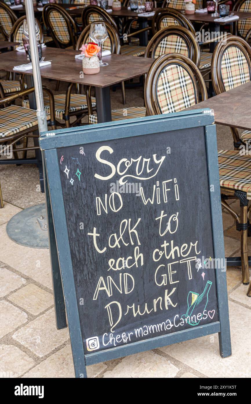 Cannes France,Le Suquet old quarter,Quai Saint-Pierre,Cheer Mamma ...