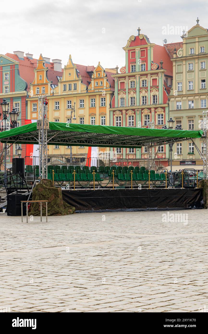 Wroclaw, Poland - March 15 2024: The occasion of presenting the ...