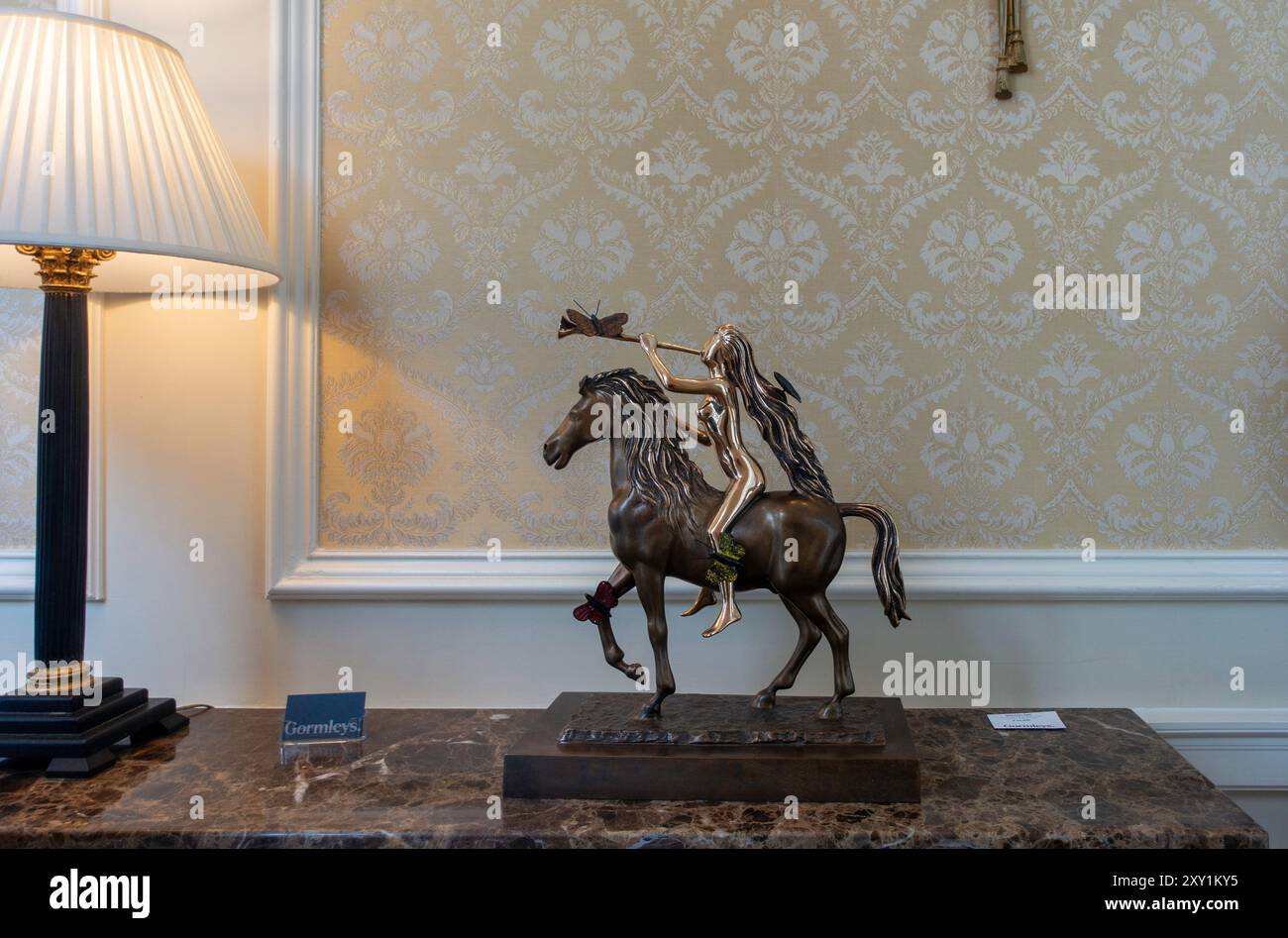 Lady Godiva with Butterflies, a sculpture by Salvador Dali at Gormleys ...