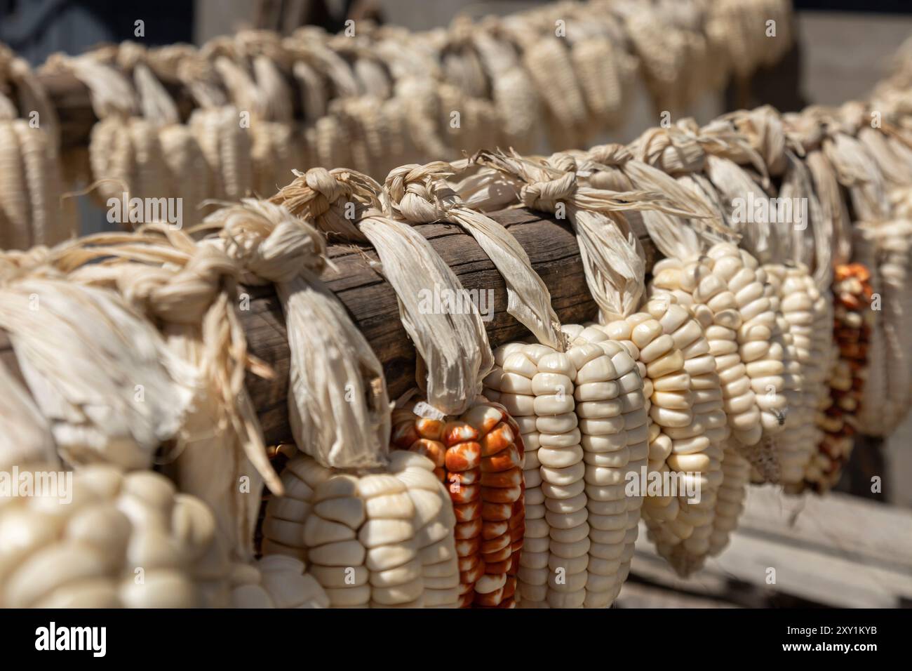 Corn drying peru hi-res stock photography and images - Alamy