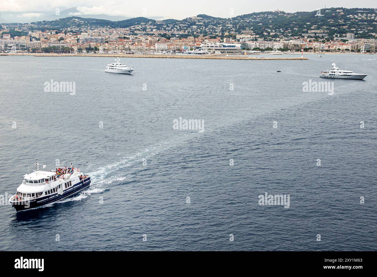 Cannes France,French Riviera,Cote d'Azur,Norwegian Cruise Line NCL ship ...