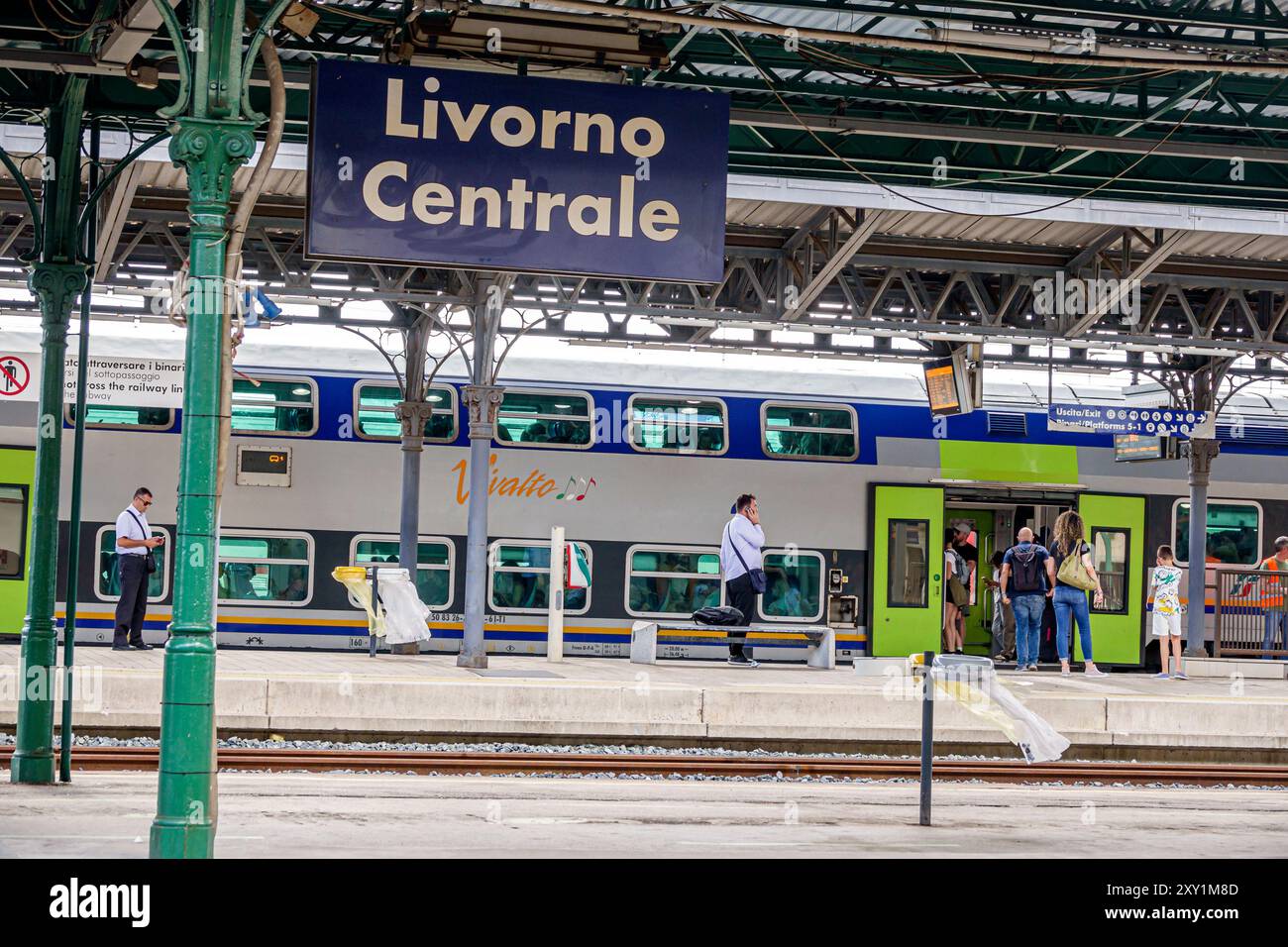Livorno Italy,Piazza Dante,Livorno Centrale central train railway ...