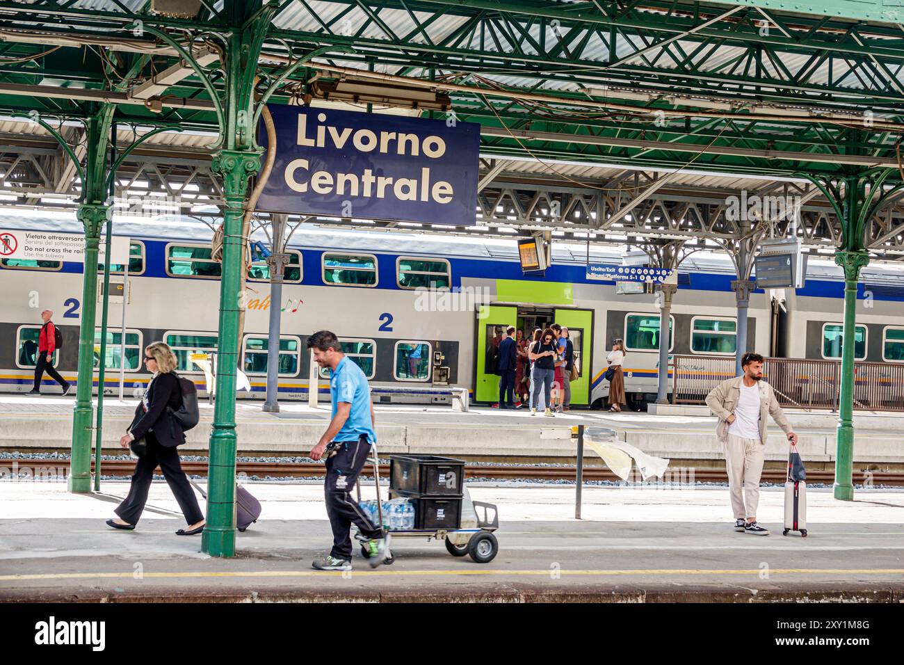 Livorno Italy,Piazza Dante,Livorno Centrale central train railway ...