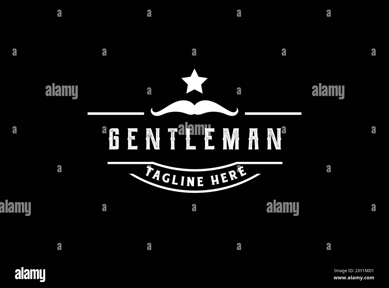 Classic Vintage Retro Label Badge for Gentleman Cloth Apparel Logo ...