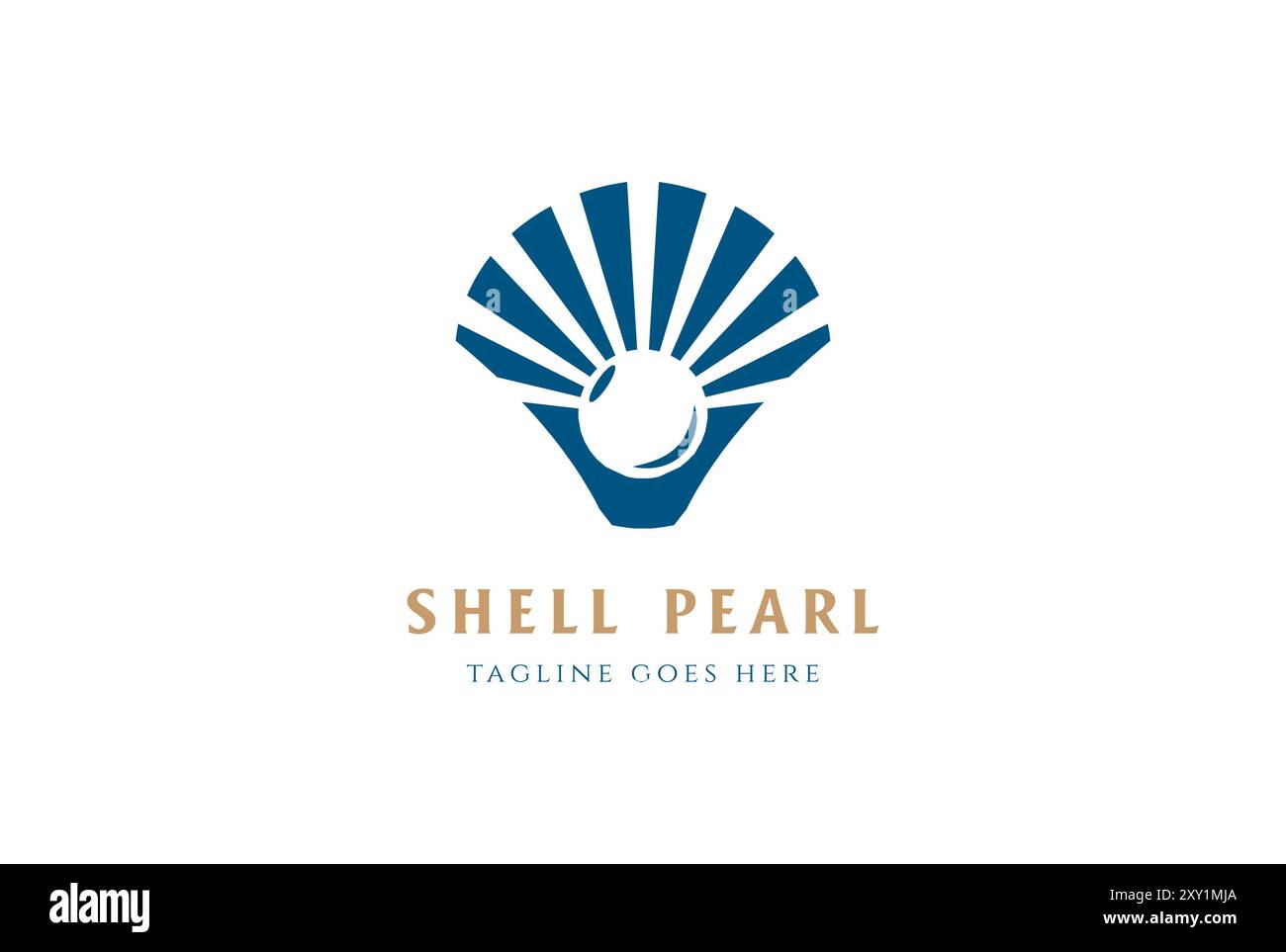 Simple Minimalist Sea Shell Scallop Oyster Cockle Clam Mussel with ...