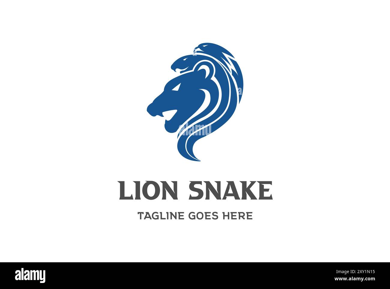 Lion Tiger Cobra Snake with Eagle Falcon Head for Mascot Logo Design ...