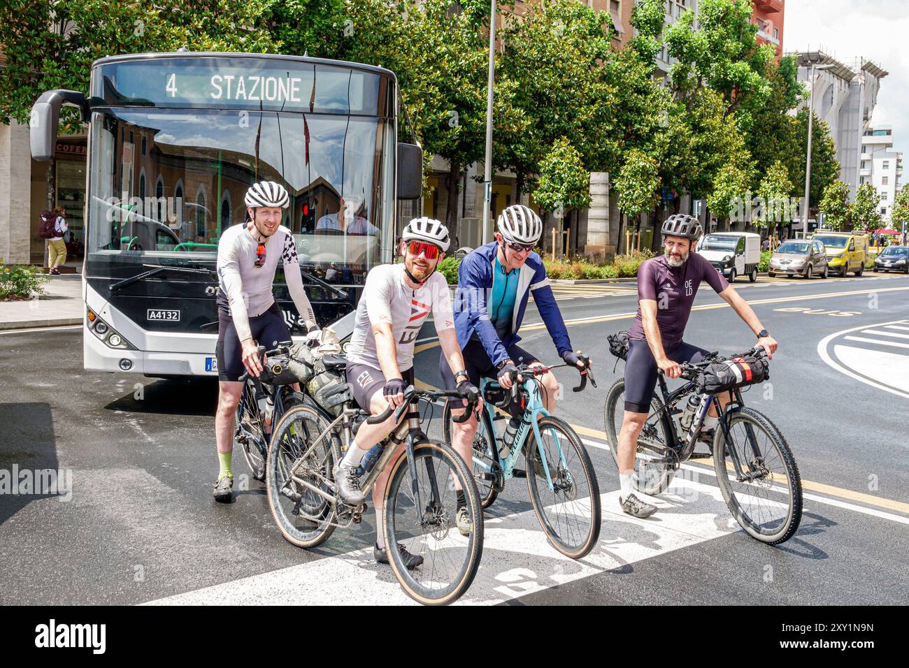Pisa Italy,Piazza della Stazione,Pisa Centrale railway central train ...