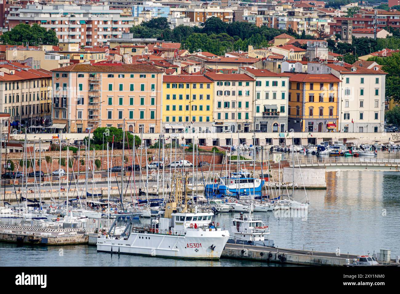 Livorno Italy,Port of Livorno,Mediterranean Sea,marina waterfront,city ...