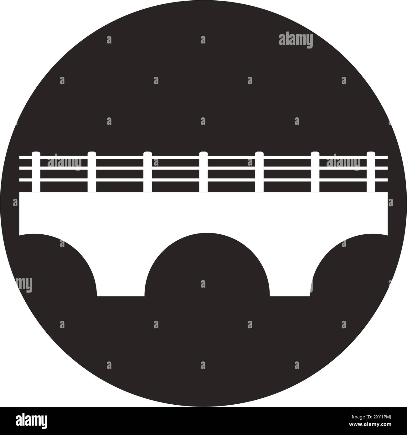 vector simple design bridge icon Stock Vector Image & Art - Alamy