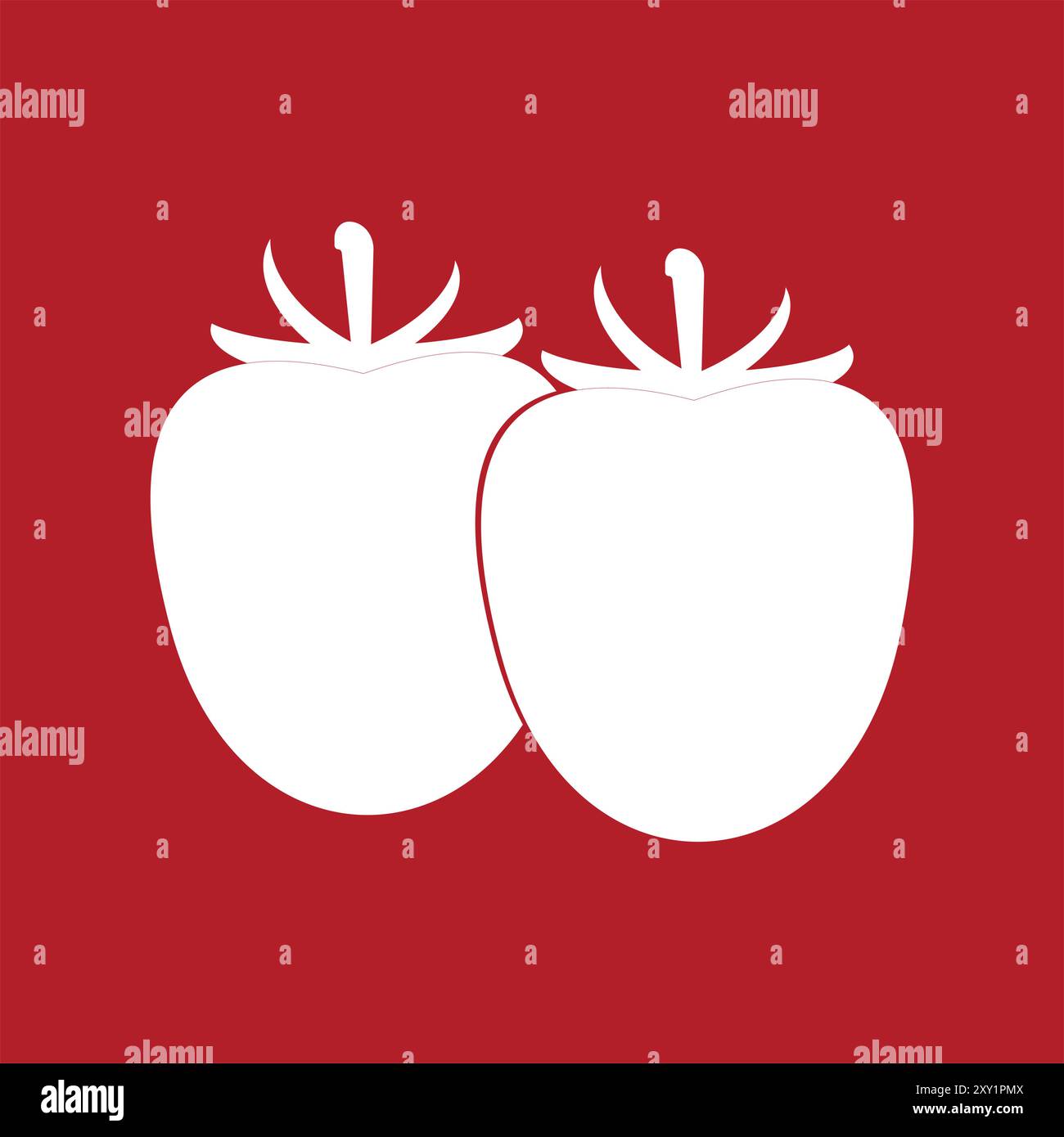 tomato icon vector illustration logo design Stock Vector Image & Art ...