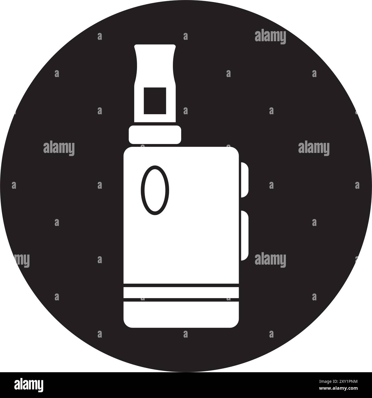 Vape smoking tool vector icon logo design Stock Vector Image & Art - Alamy