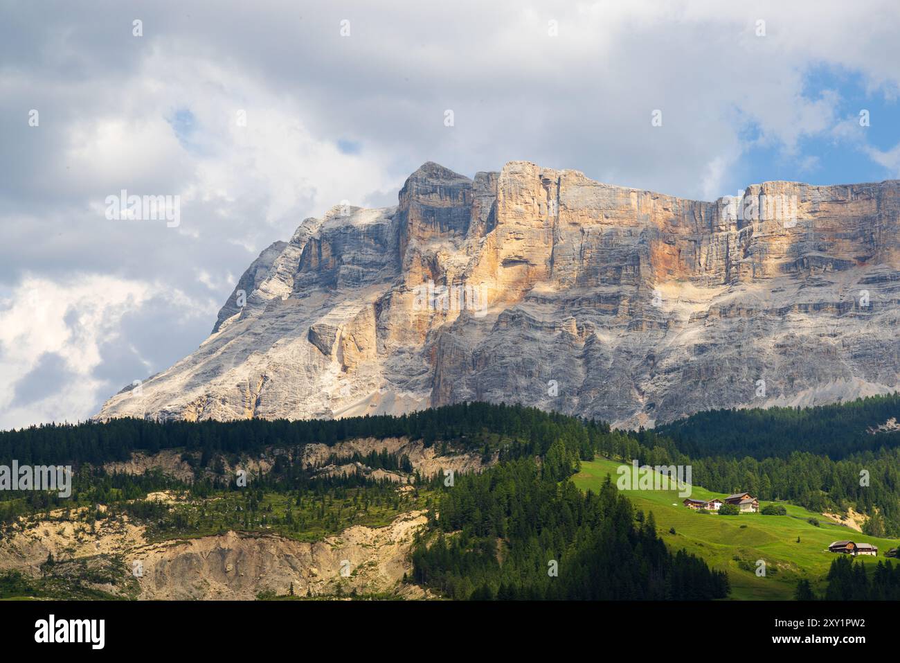 Hiking near La Villa - Val Badia - Alta Badia - Italy Stock Photo - Alamy