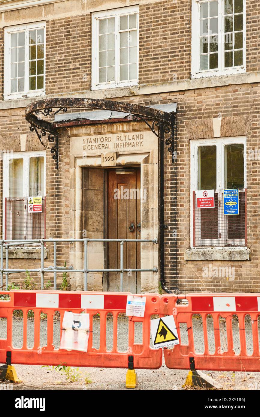 Derelict building of Stamford, Rutland & General Infirmary, Stamford ...