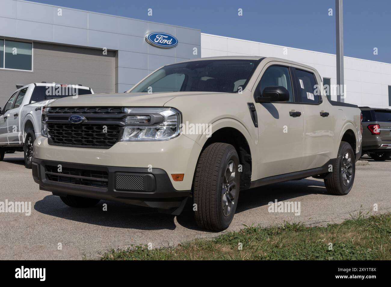 Indianapolis - August 25, 2024: Ford Maverick XLT display at a ...