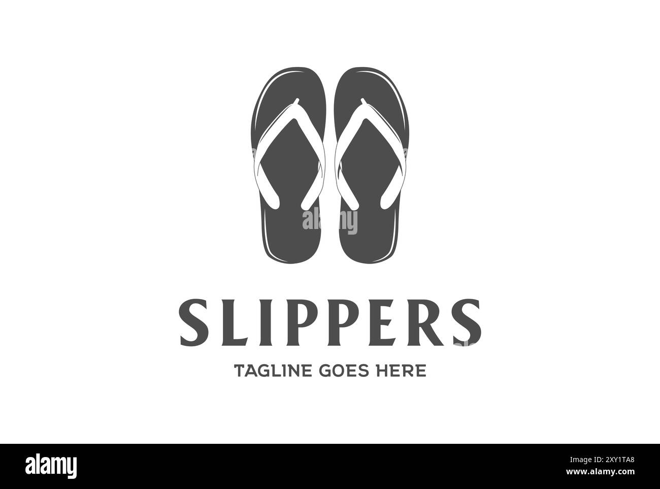 Retro Vintage Slipper Logo Design Vector Stock Vector Image & Art - Alamy