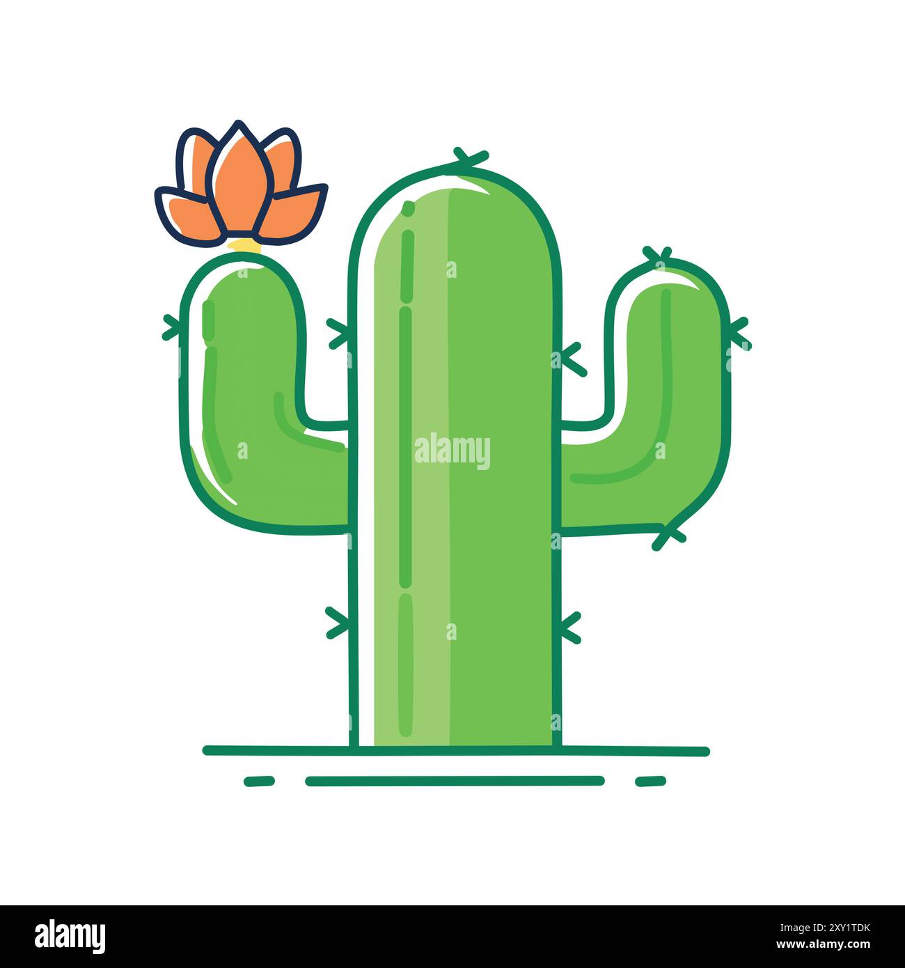 Wild plant growth spiky Stock Vector Images - Alamy