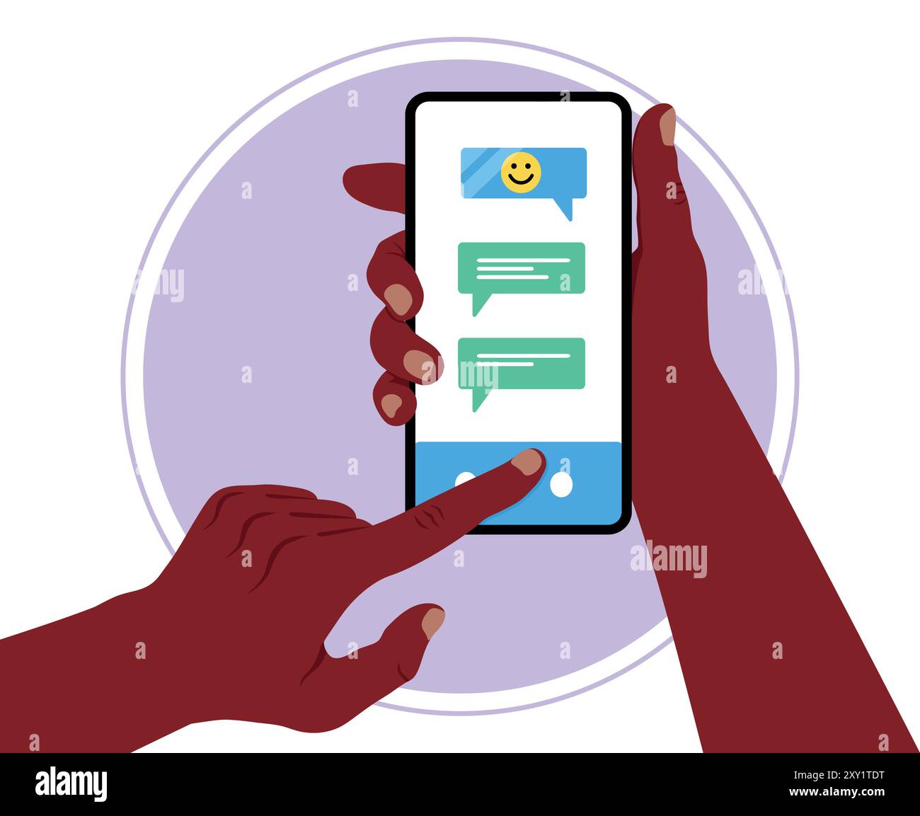 African american hands writing Stock Vector Images - Alamy