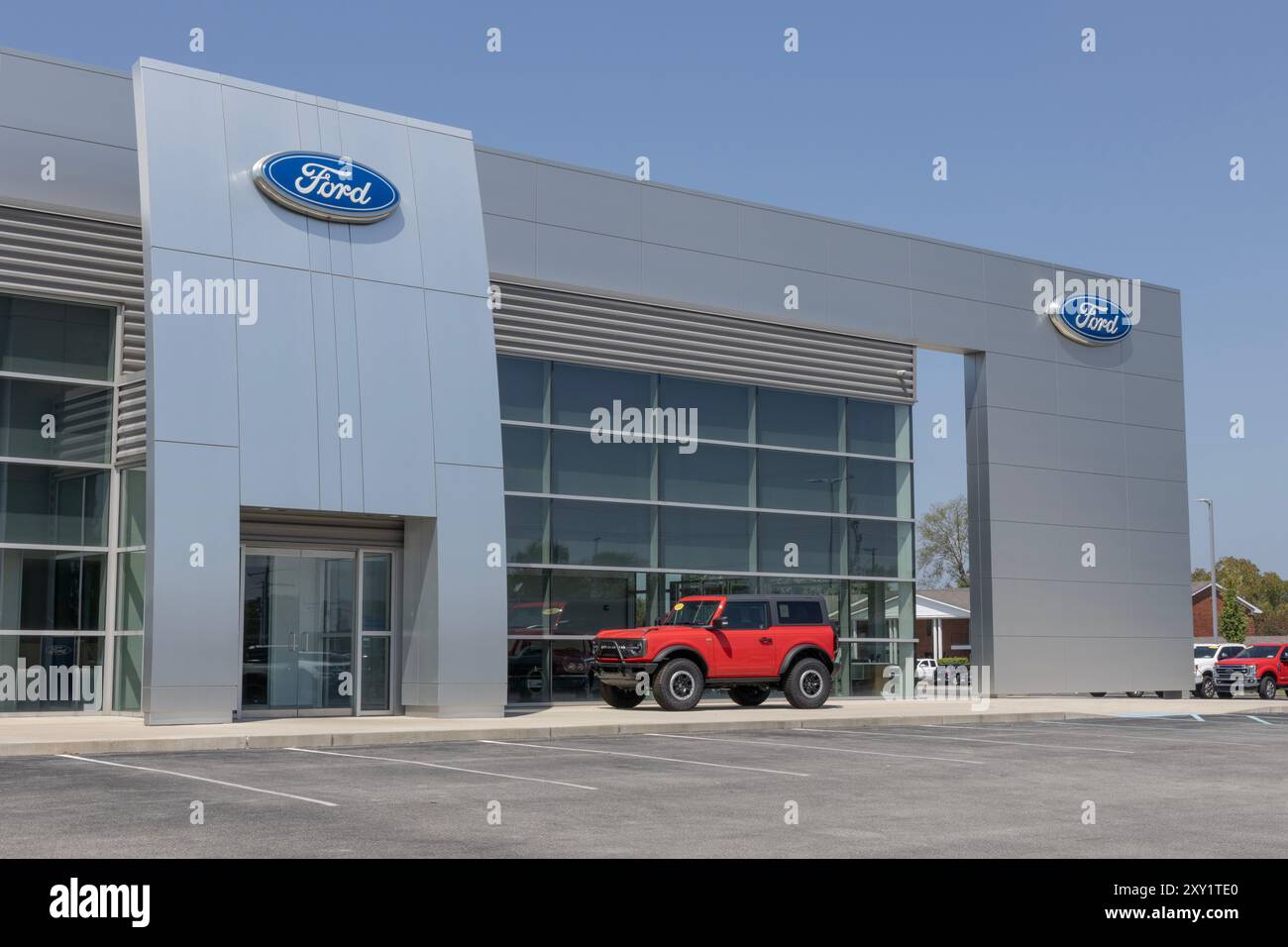 Kokomo - August 25, 2024: Ford Bronco Badlands 4X4 display at a ...