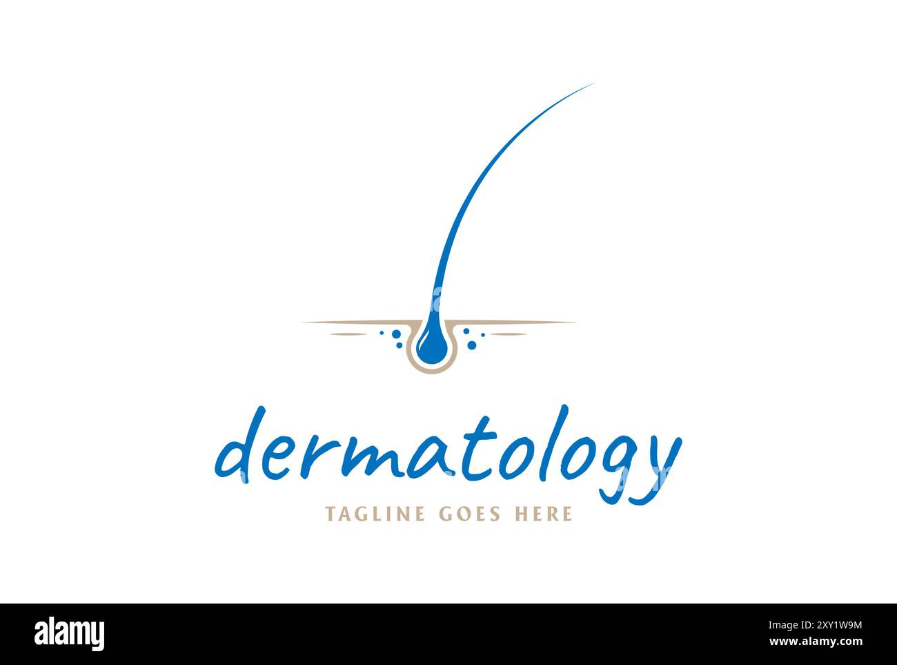 Simple Modern Skin with Hair for Dermatology Doctor Clinic Care or ...