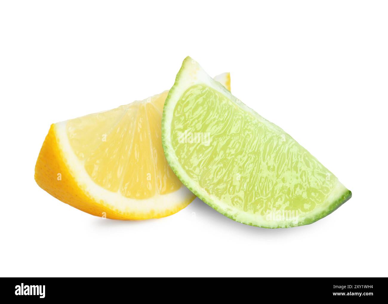 Segment fresh lemon on Cut Out Stock Images & Pictures - Alamy